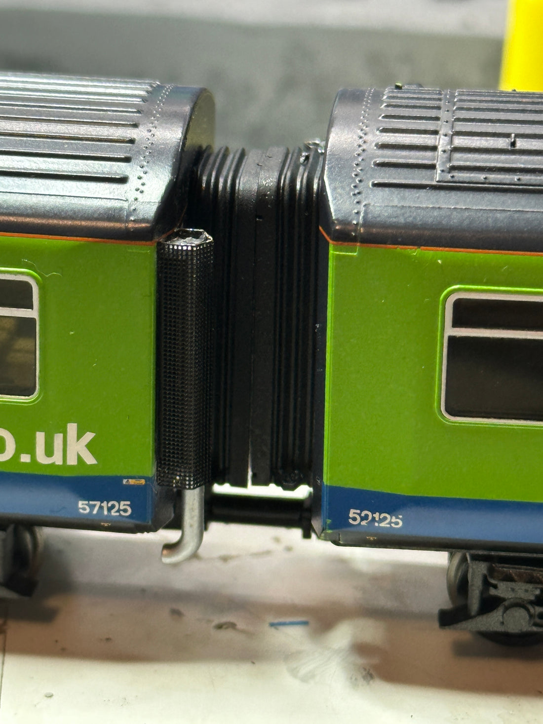 Bachmann class 150 gangway upgrade (painted satin black) – Track3D ...