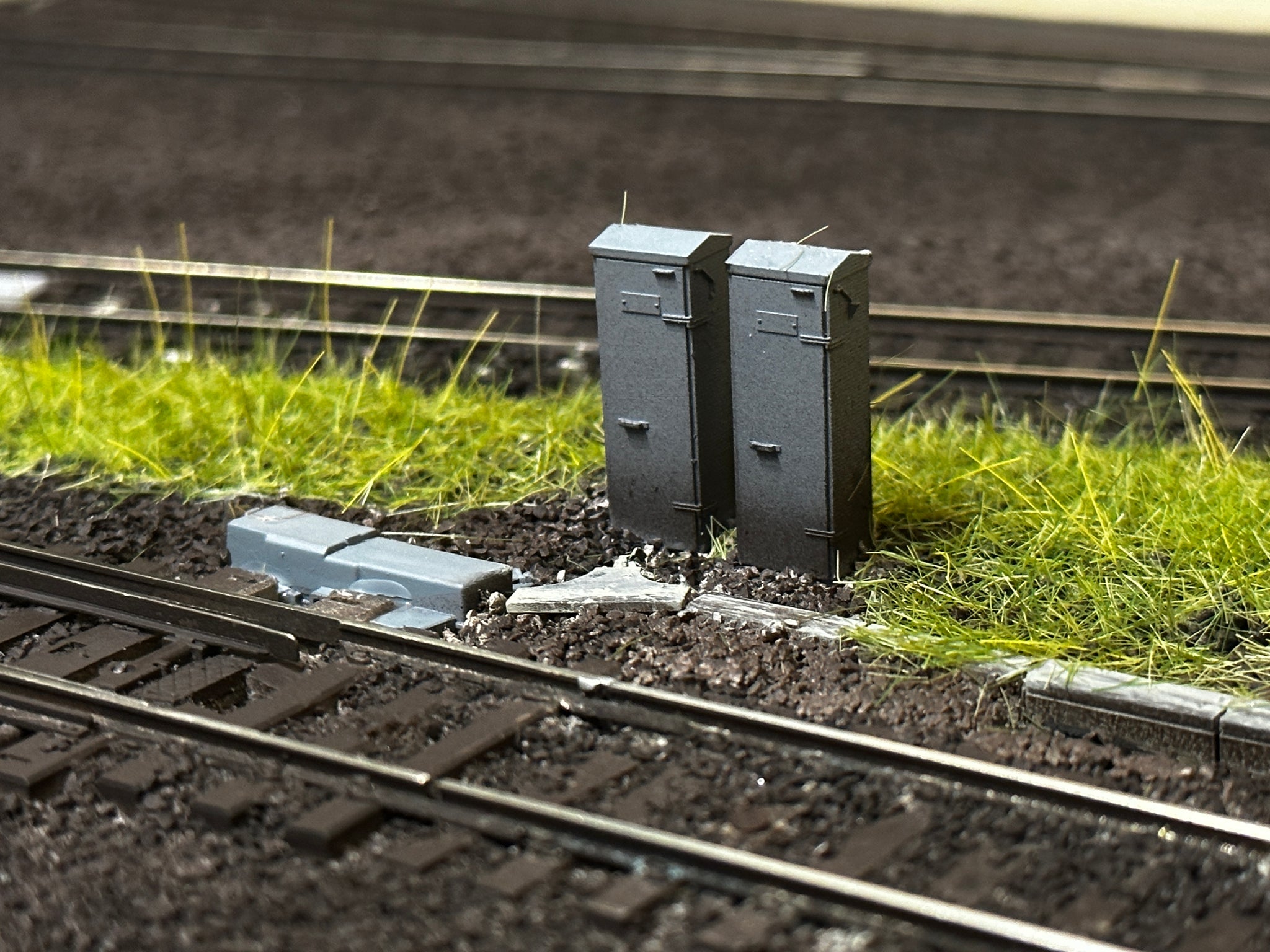 Highly detailed loc boxes pack of 6 – Track3D railway parts